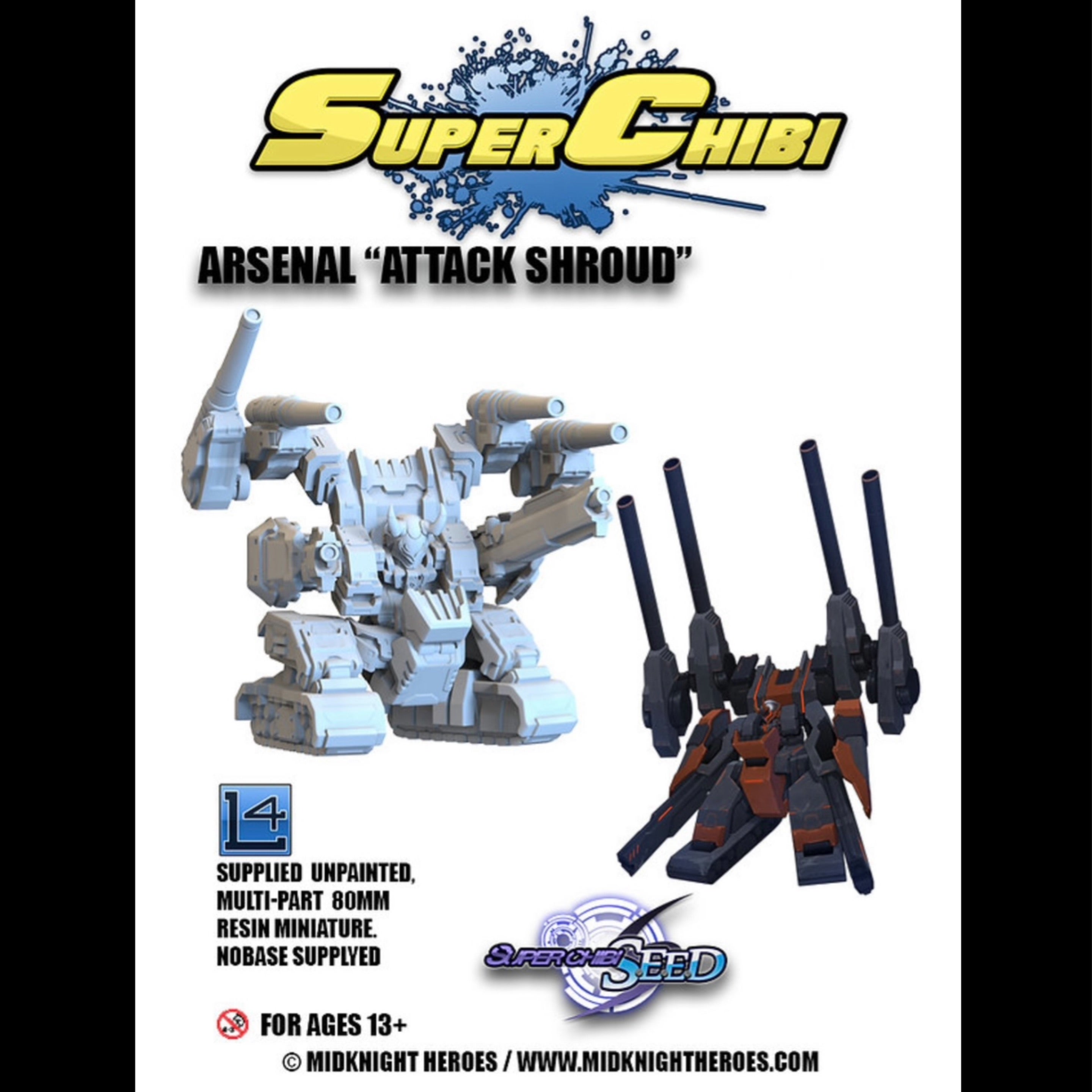 MH - ARSENAL ATTACK SHROUD | Board Miniatures Hobby Store