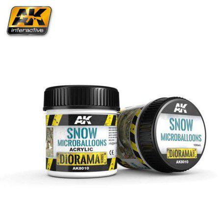 AK - Snow Microballons - 100ml - AK8010 | Board Miniatures Hobby Store
