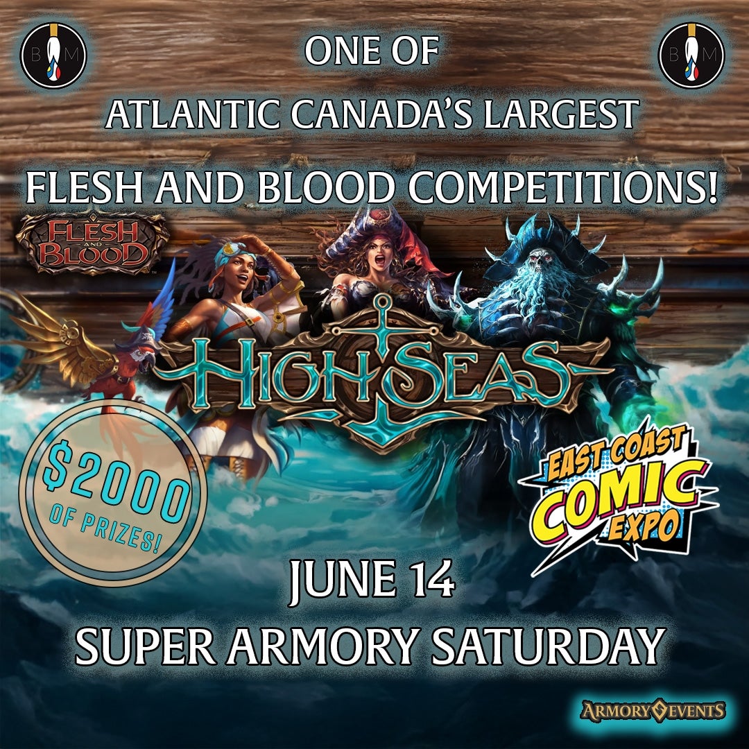 FaB TCG - SUPER ARMORY (Early Bird Pricing) at The East Coast Comic ...
